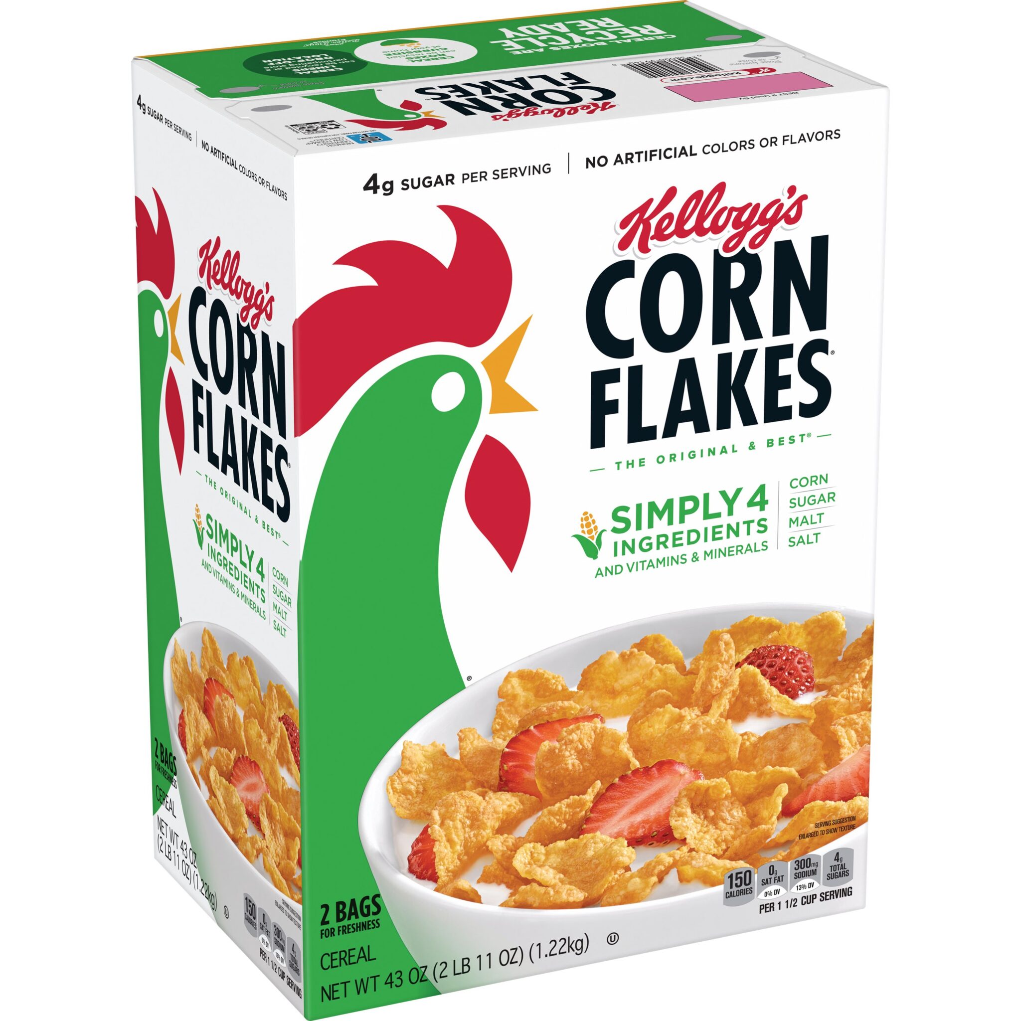 Understanding Kellogg's Corn Flakes Nutrition Facts - Facts Vibes